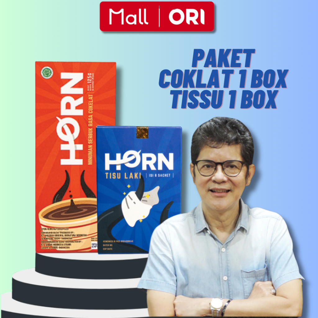 Jual Bundling Coklat HORN by dr Boyke 1 Box isi 5 sachet + Tisu Laki ...