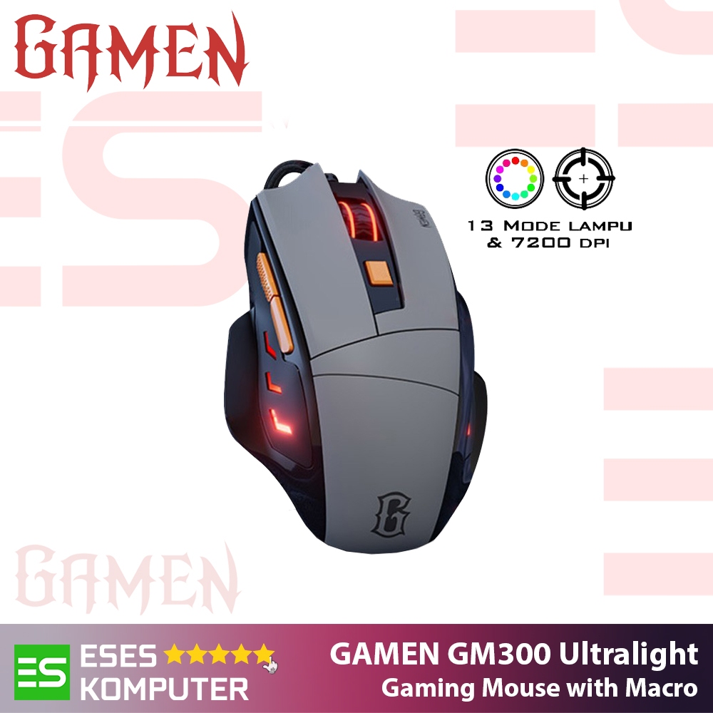 Jual Mouse Gamen GM300 Wired Ultralight Gaming Mouse | Shopee Indonesia