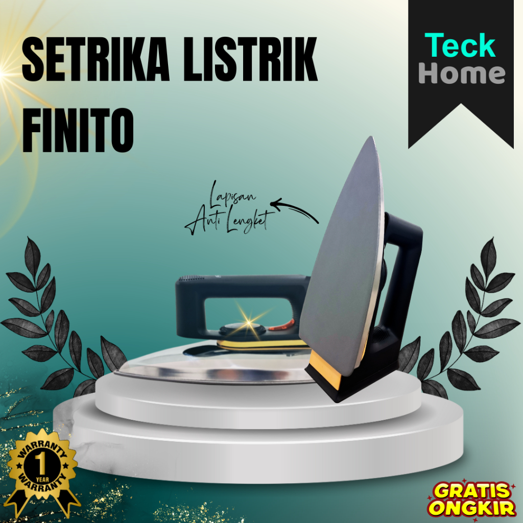 Jual Setrika Listrik Finito - Setrika Pakaian Multigear Ironing Daya ...