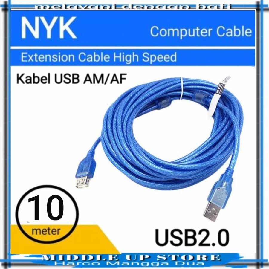 Jual Kabel usb extension NYK versi 10 meter | Shopee Indonesia