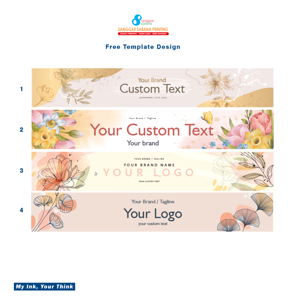Jual Paper Belt/Packaging Sleeve Custom Untuk label kemasan box, kotak ...