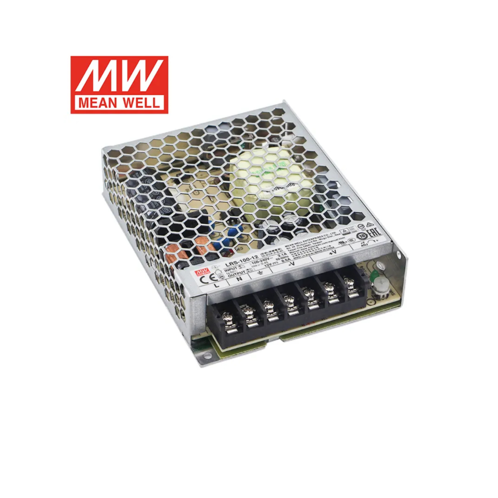 Jual Adaptor Meanwell Mean Well MW LRS 100-12 12V 12Volt 8.5Ah | Shopee ...
