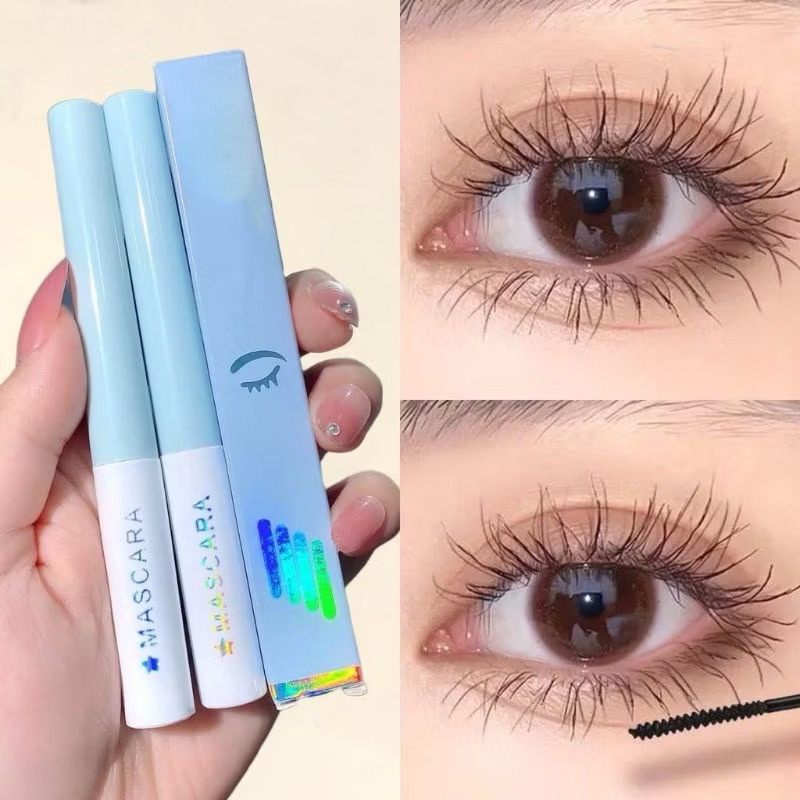 Jual Mascara Waterproof Pink White Edition Maskara Melentikkan Ringan ...