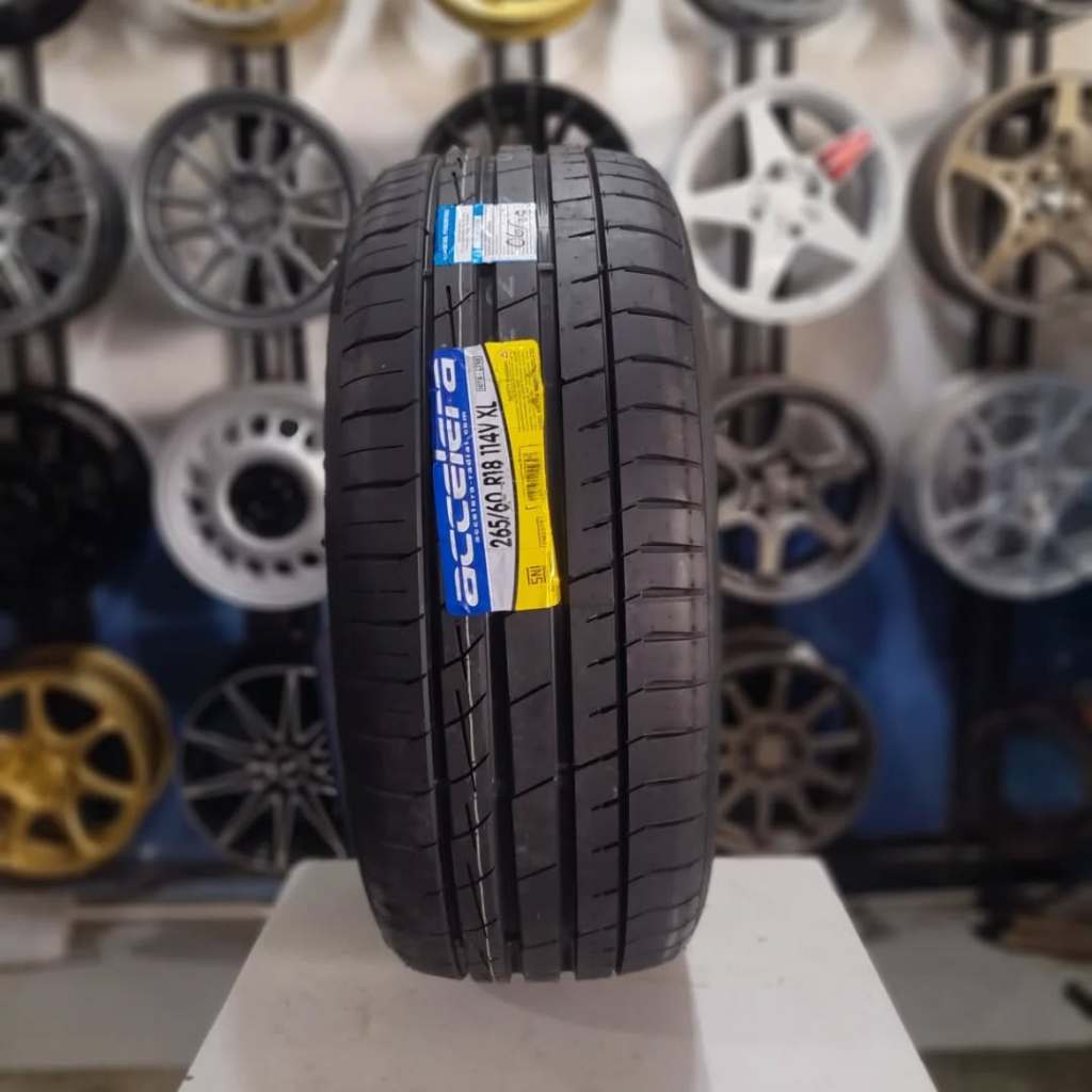 Jual BAN MOBIL TUBELES STANDART FORTUNER PAJERO RING 18 265/60 ACCELERA ...