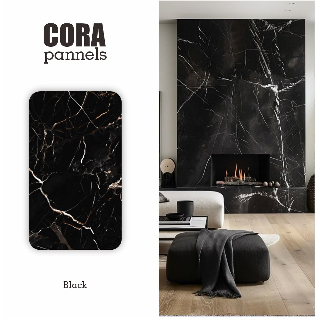 Jual Marmer Marble Lembaran 122 x 244 Akrilik Acrylic Sheet Hitam Black ...
