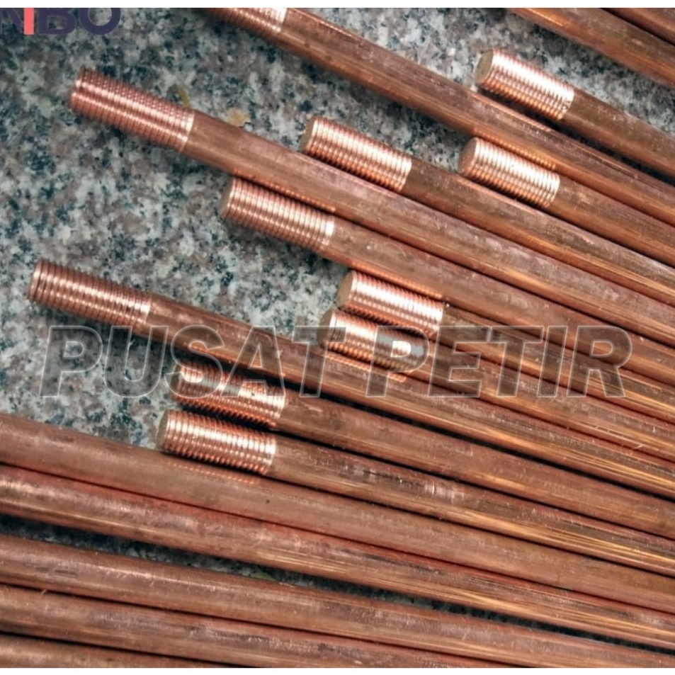 Jual Bonus Ground Rod 58 inch x 24 meter Bonded Tembaga | Shopee Indonesia