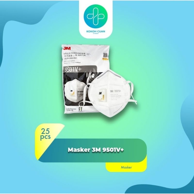 Jual Masker 3M 9501V+ KN95 isi 25 | Shopee Indonesia