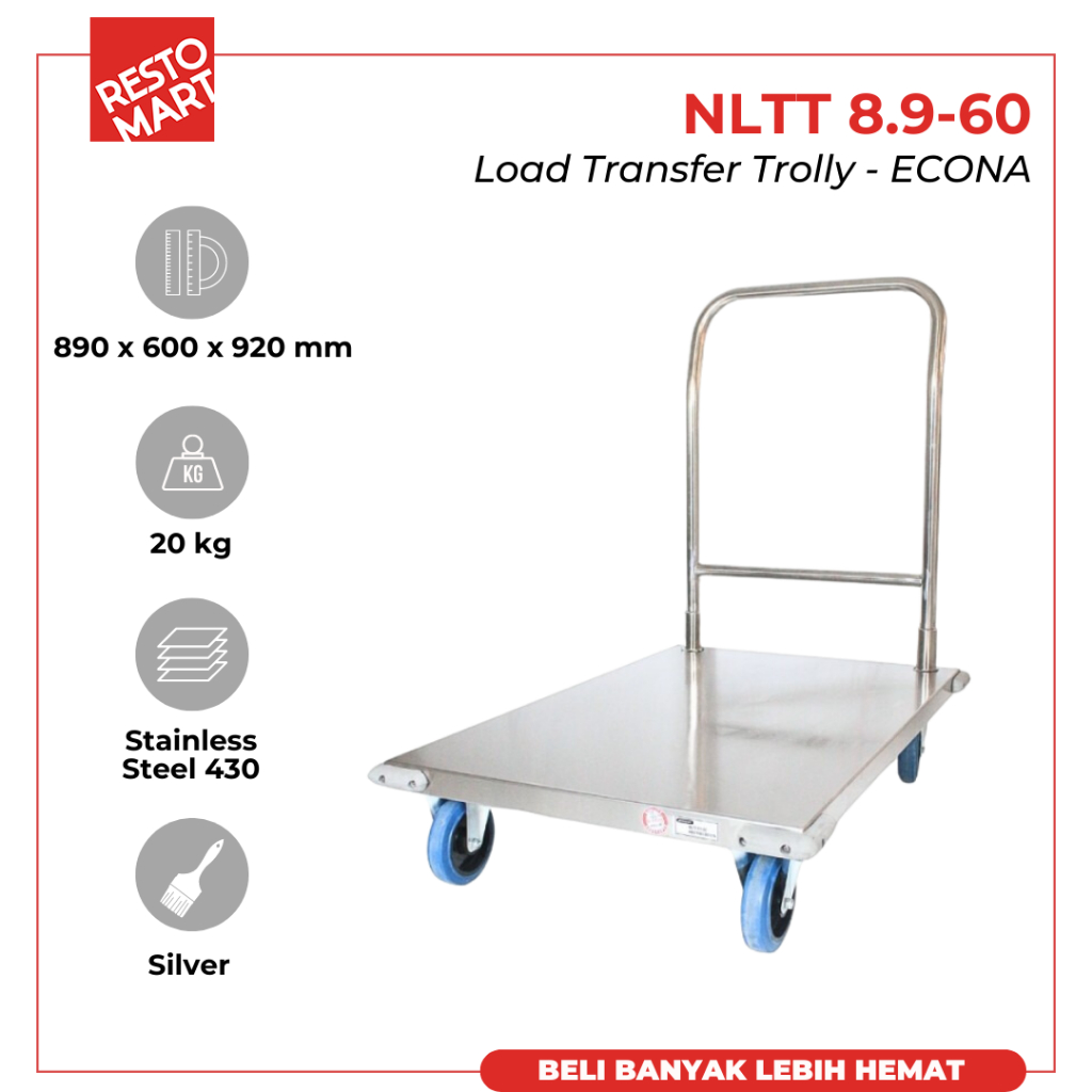 Jual Troli Barang / Trolley Dorong / Load Transfer Trolley NLTT 8.9-60 ...