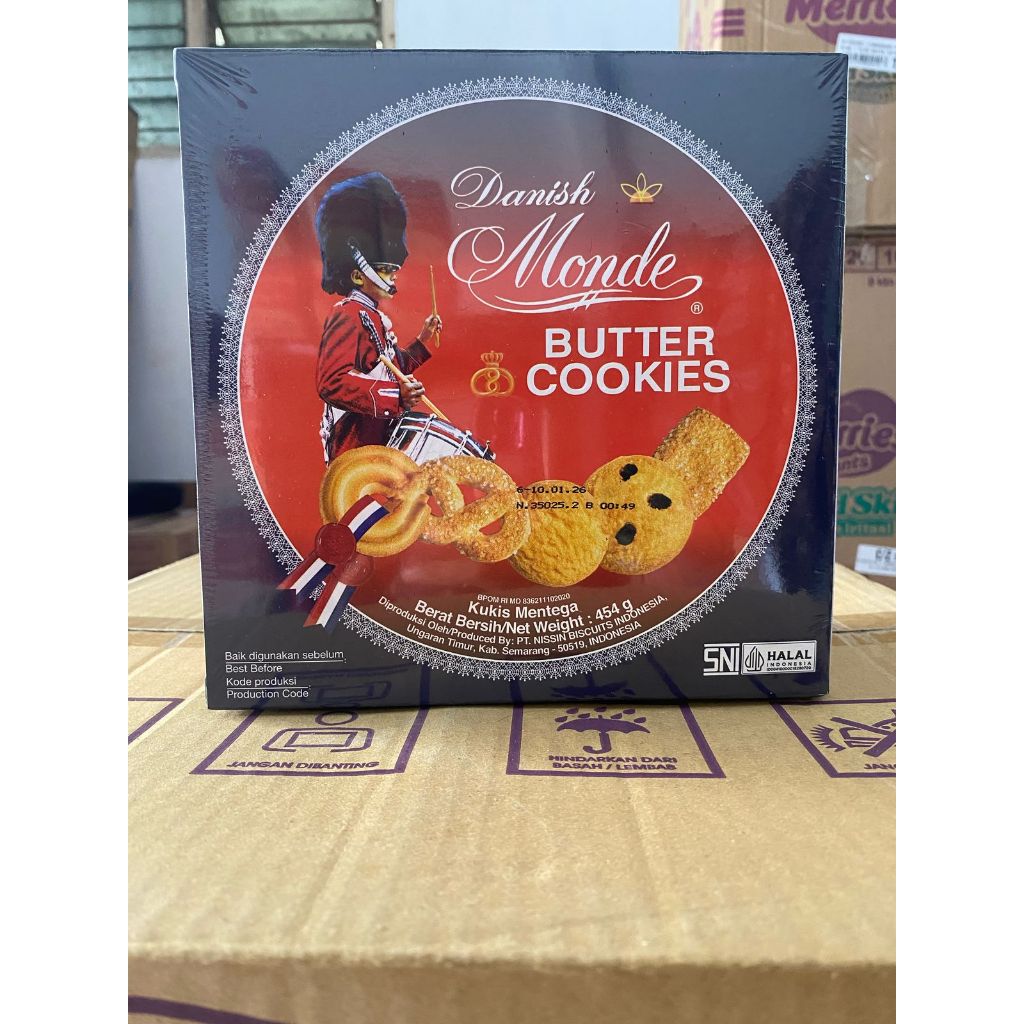 Jual MONDE BUTTER COOKIES 454G | Shopee Indonesia