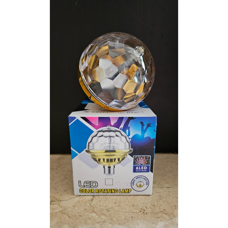 Jual LAMPU DISCO FULL WARNA LED PUTAR COLOUR RAINBOW E27 | Shopee Indonesia