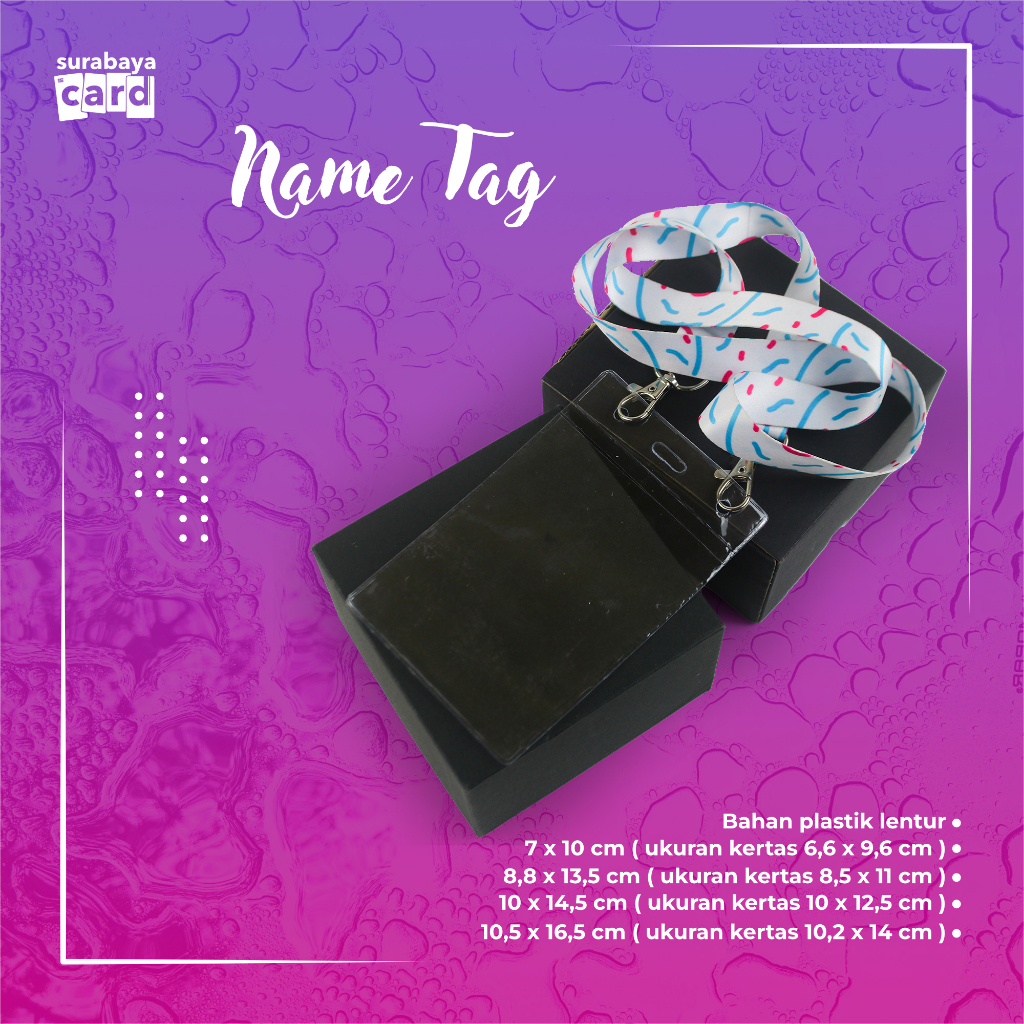 Jual Name Tag Acara Panitia (Bahan Plastik Lentur) | Shopee Indonesia