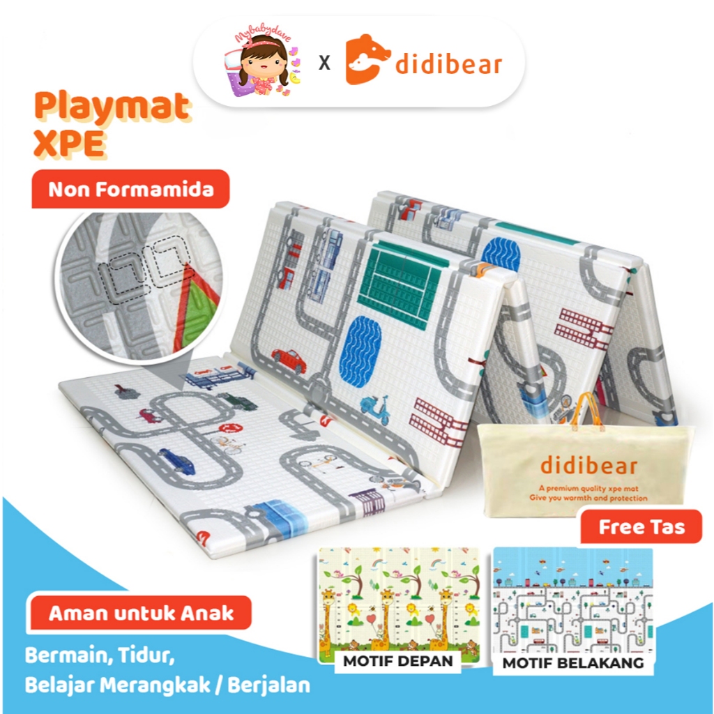 Jual SNI Q Playmat Bayi Karpet Lipat Playmat Foldable Bayi Karpet Bayi ...