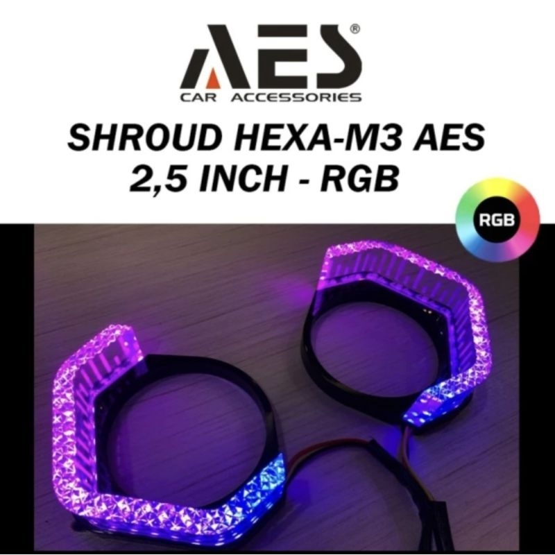 Jual Shroud Biled RGB AES Hexa M3 Vietnam 5D 2,5 INCH 3 INCH PNP ...