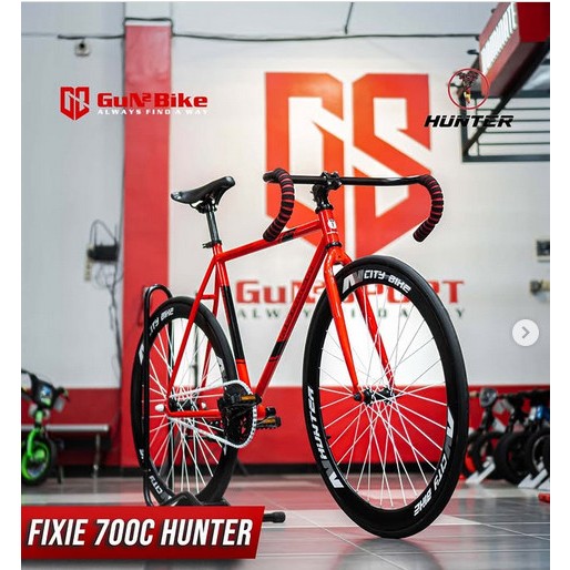 Jual Sepeda Fixie HUNTER 700C - Single Gear. | Shopee Indonesia