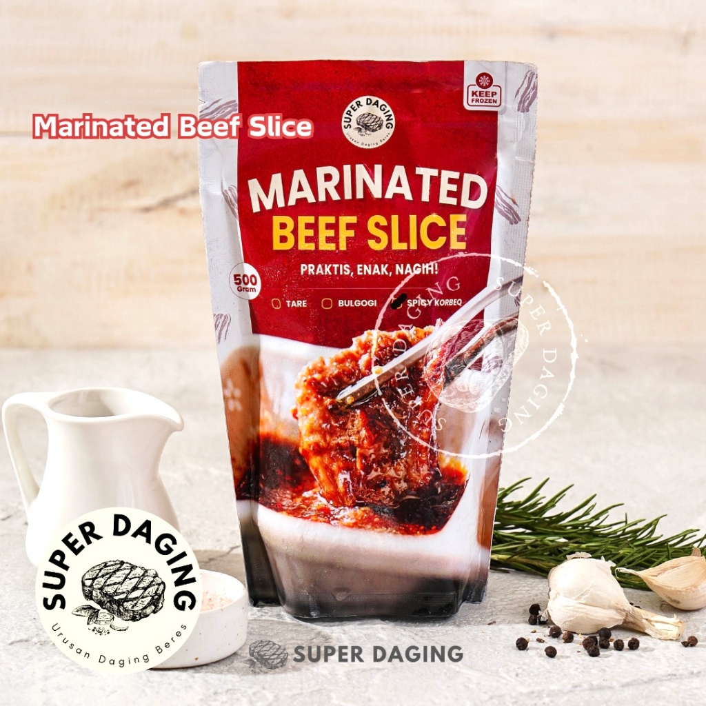 Jual Daging Sapi Marinasi Berbumbu 250g - Super Daging Malang | Shopee ...