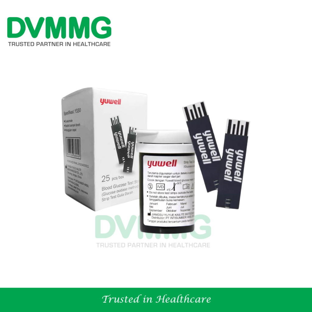 Jual Yuwell Y330 Blood Glucose Test Strip Tes Strip Gula | Shopee Indonesia