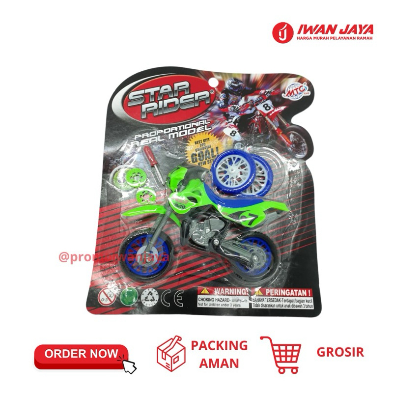 Jual Mainan Motor Trail Star Rider – Aksi Seru untuk Si Kecil! | Shopee ...