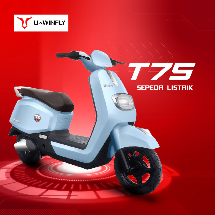 Jual UWINFLY T75 (SEPEDA LISTRIK) | Shopee Indonesia
