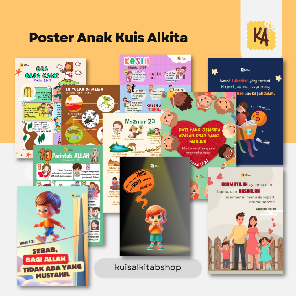 Jual Poster Anak Kuis Alkitab | Shopee Indonesia