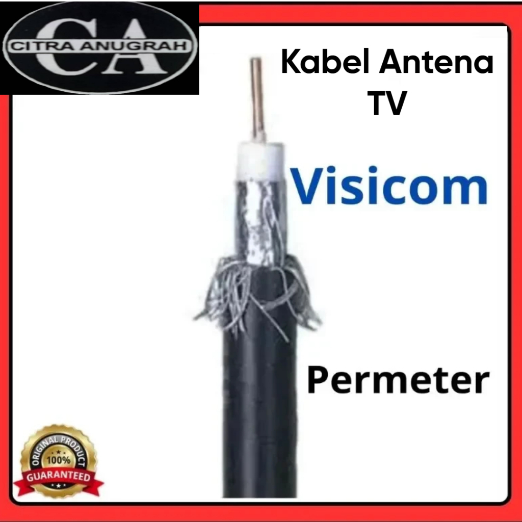 Jual Kabel antena meteran RG6 merek Visicom | Shopee Indonesia