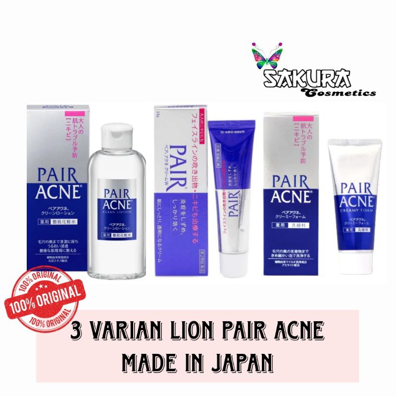Jual READY STOCK!! LION PAIR ACNE CREAMY FOAM CLEAN LOTION OBAT JERAWAT ...