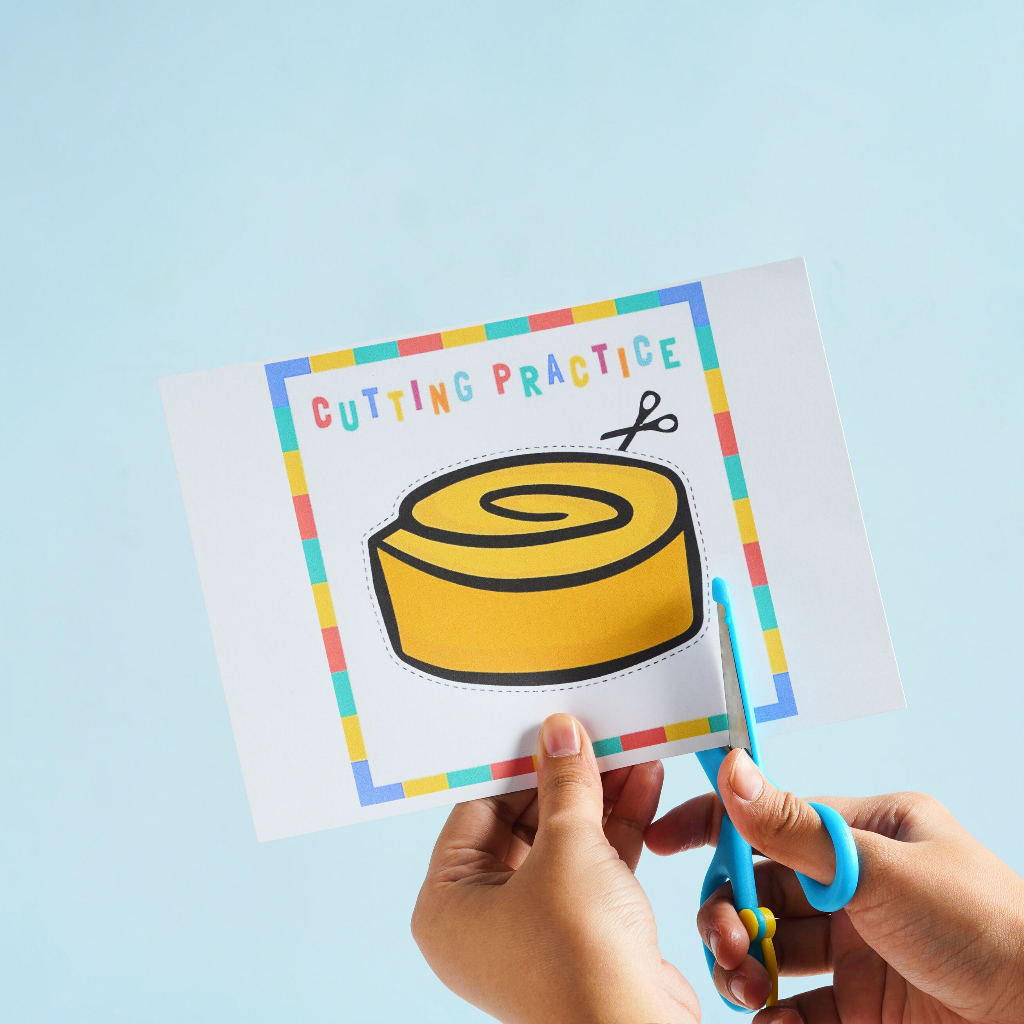 Jual Aktivitas latihan menggunting mainan menggunting kertas Ana kTK ...