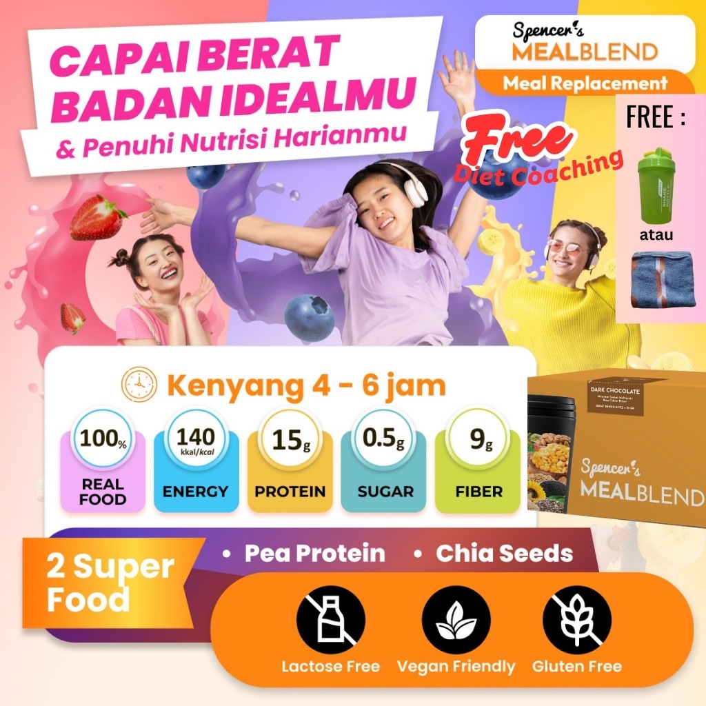 Jual Spencer's Meal Blend Multigrain - Meal Replacement Solusi Diet ...