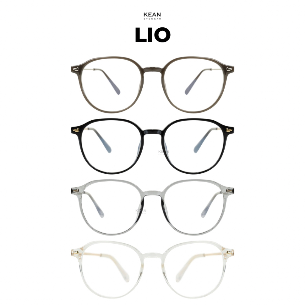Jual KEAN LIO - FRAME KACAMATA BULAT OVAL | Shopee Indonesia