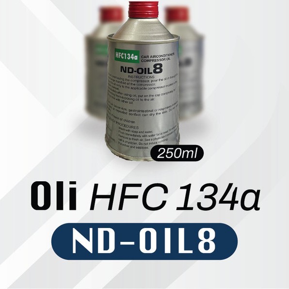 Jual OLI KOMPRESOR AC MOBIL ND8 ND OIL 8 HFC 134a | Shopee Indonesia