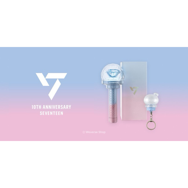 Jual [READY STOCK] Seventeen Lightstick Ver. 3 10th Anniv. - Official ...