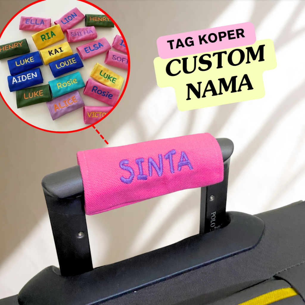 Jual Tag Koper/ Baggage Tag / Luggage Tag / Gantungan Tas Koper Custom ...