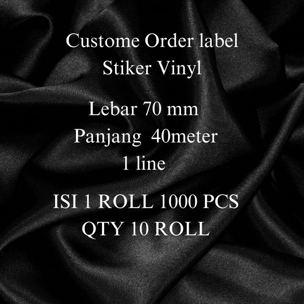 Jual LABEL STIKER VINYL 70X40 MM LABEL BARCODE 7X4 CM ISI 1000 PCS ...