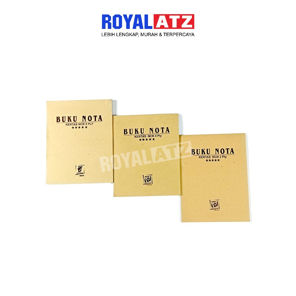Jual Buku Nota / Aneka Nota Kertas HVS / NCR Ukuran Kecil & Besar (1/4 & 1/2 Folio) | Shopee ...