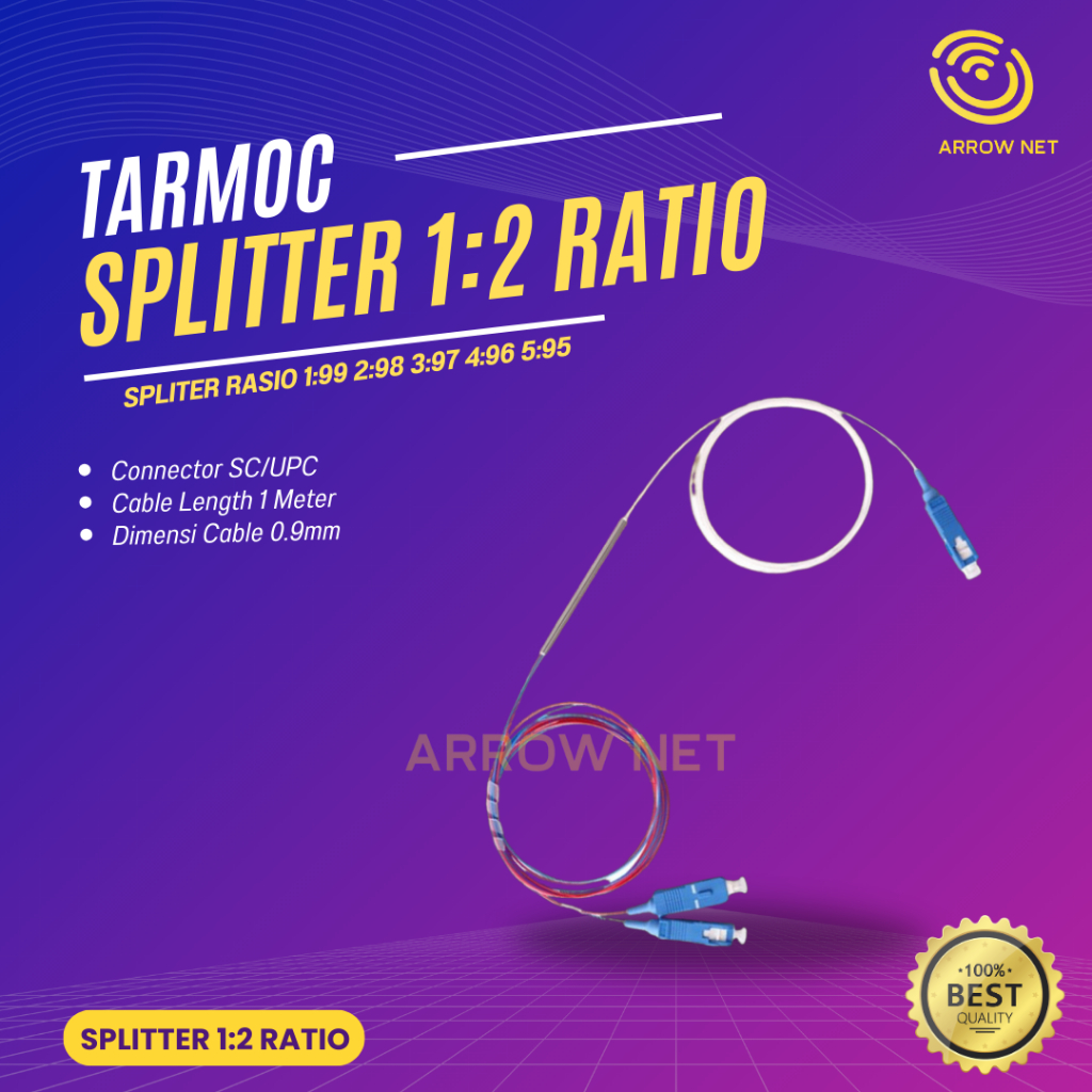 Jual Tarmoc Splitter 1:2 RATIO | Spliter Rasio 1:99 2:98 3:97 4:96 5:95 ...
