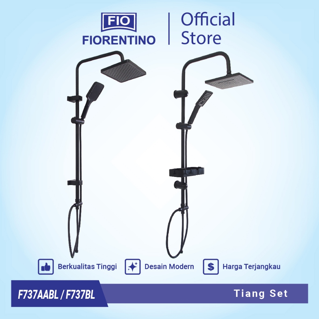 Jual Fiorentino Sower Tiang Set Hand Wall Shower Air Dingin F737 | Shopee Indonesia
