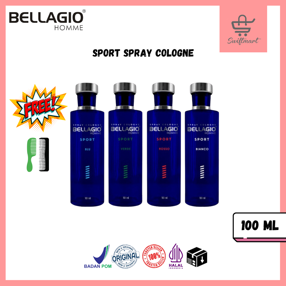 Jual PARFUM BELLAGIO SPORT SPRAY COLOGNE (100 ML) | Shopee Indonesia