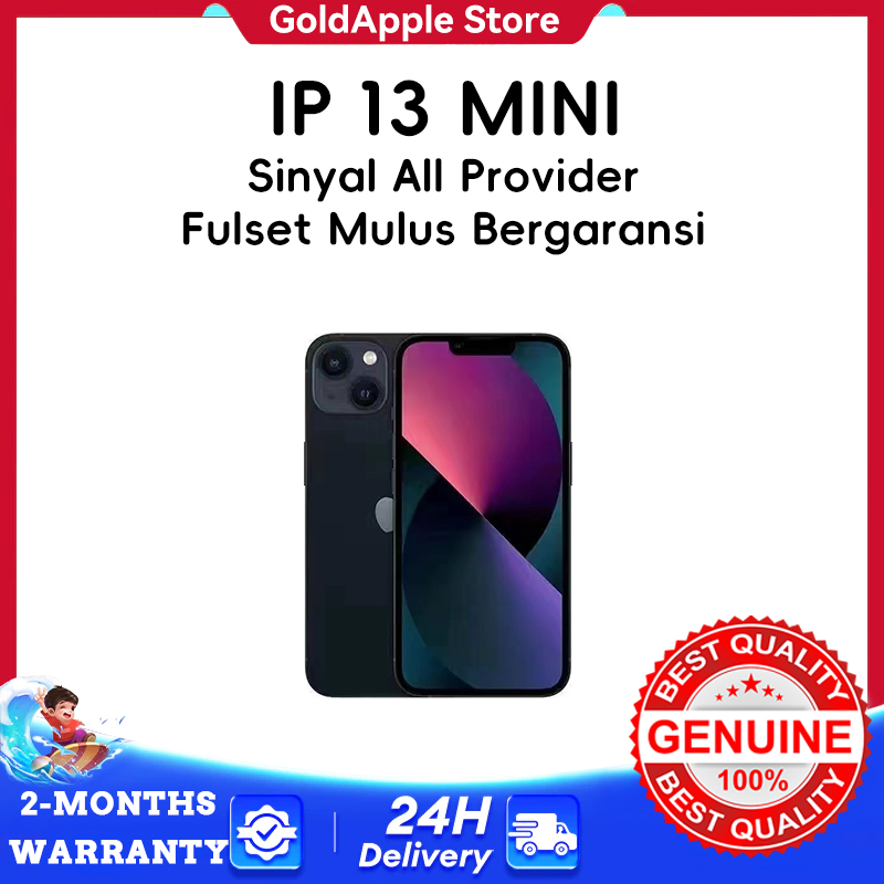 Jual iPhone 13 MINI 128GB 256GB Tangan kedua 100%ORI LCD MULUS NORMAL FULSET Kondisi Perfect ...