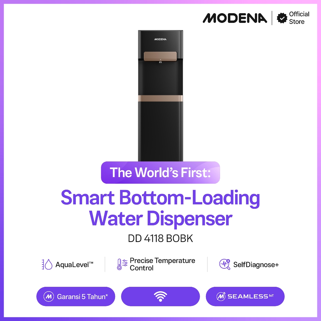 Jual MODENA Seamless Smart WiFi Bottom Loading Water Dispenser - DD ...