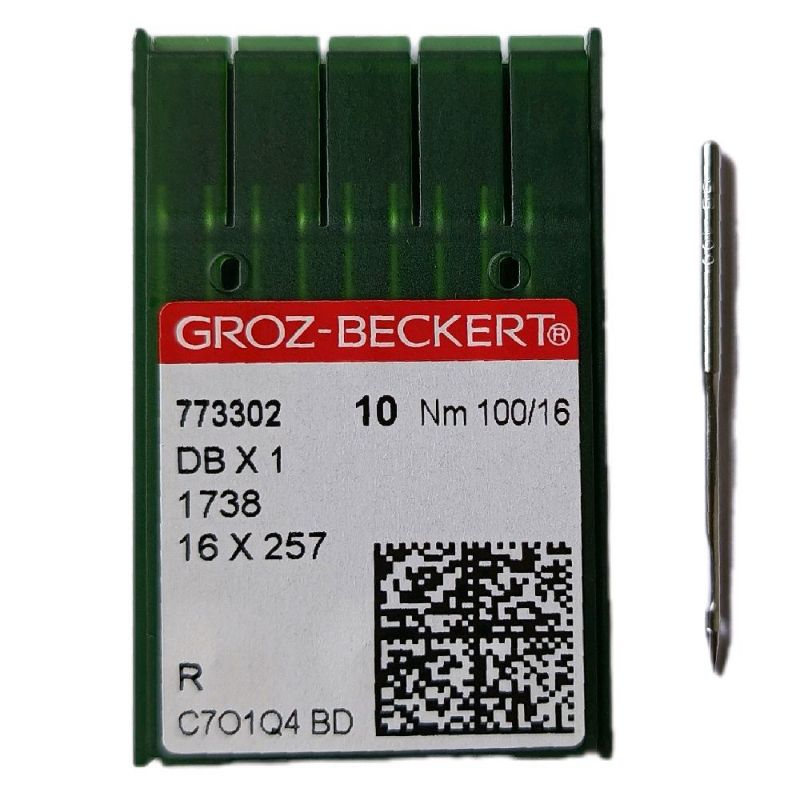 Jual jarum mesin jahit GB 100/16 batang kecil DB x 1 nomor 16 GROZ BECKERT | Shopee Indonesia
