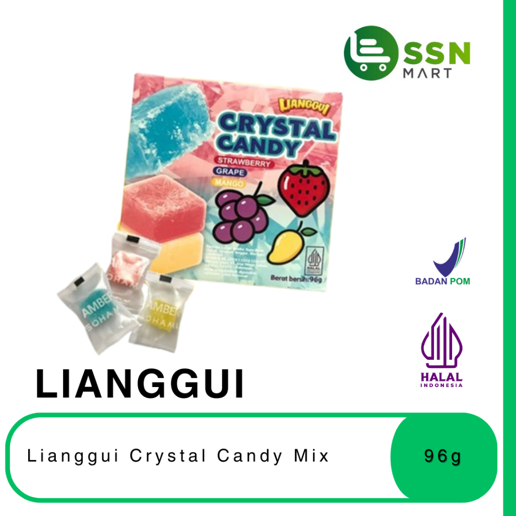 Jual SSNMart Lianggui Crystal Candy Mix 96g | Shopee Indonesia