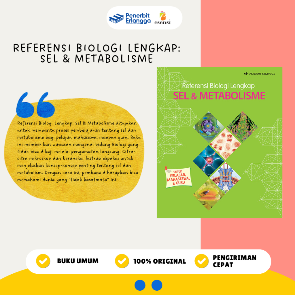 Jual Buku Referensi Biologi: Sel & Metabolisme | Shopee Indonesia