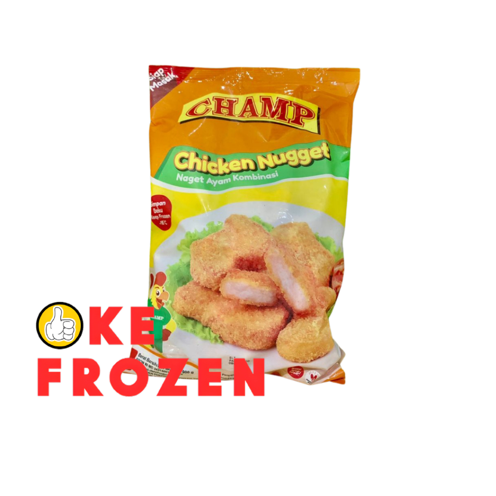 Jual CHAMP CHICKEN NUGGET KOMBINASI 900GR | Shopee Indonesia
