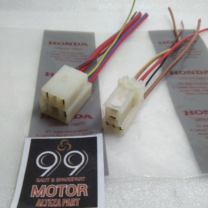 Jual SOCKET KABEL SOKET BENDIK STATER HONDA VARIO BEAT SUPRA X 125 KAKI ...