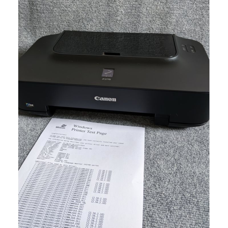 Jual Printer canon IP2770 normal khusus cetak hitam tanpa infus ...
