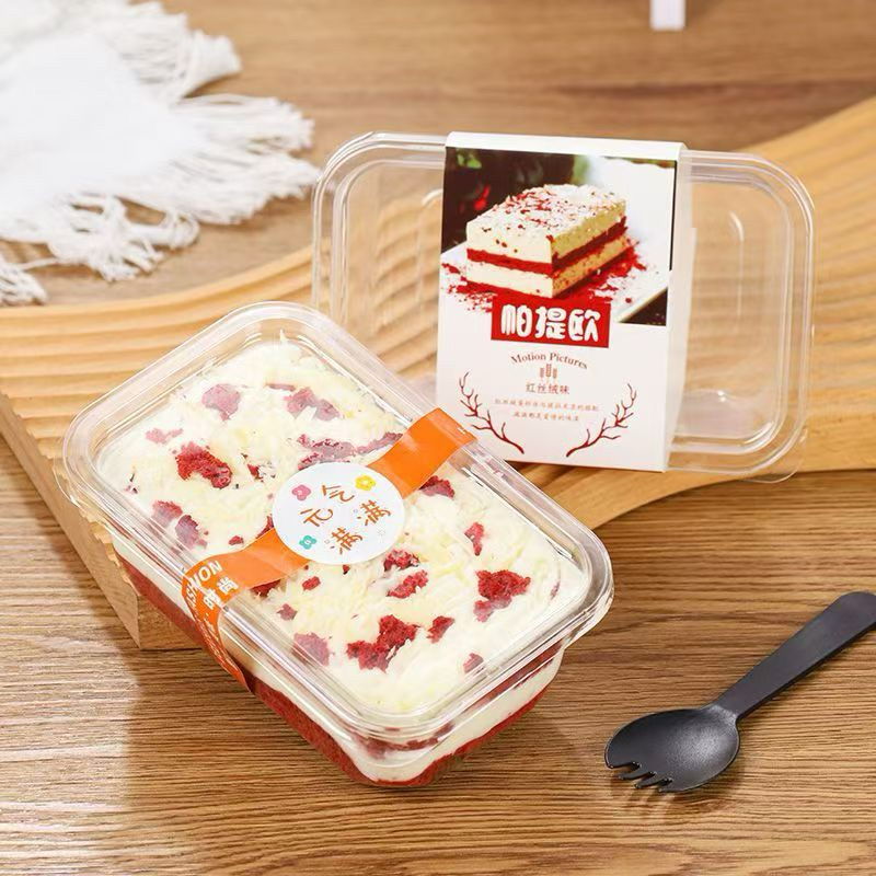 Jual BOX TIRAMISU PREMIUM / Mika Mousse Kemasan Tiramisu / Wadah Cake ...