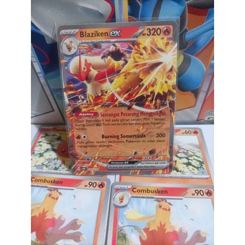 Jual Blaziken ex 016/175 - Starter Deck ex Ganda - Pokemon TCG Indonesia | Shopee Indonesia