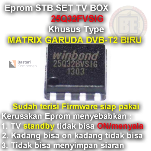 Jual Ic Eprom Firmware STB SET TV BOX MATRIX GARUDA DVB-T2 BIRU ...