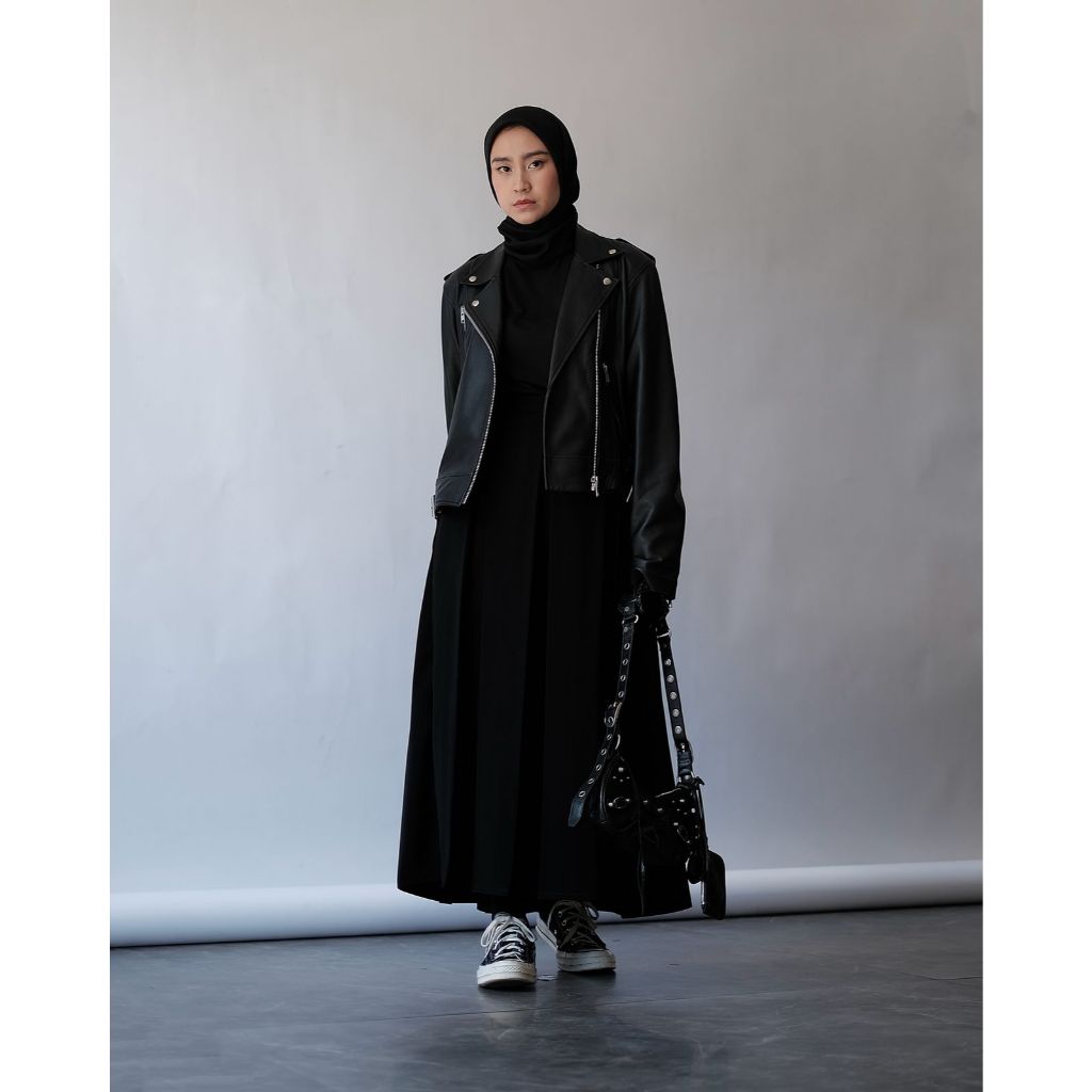 Jual Black Leather Jacket | Shopee Indonesia
