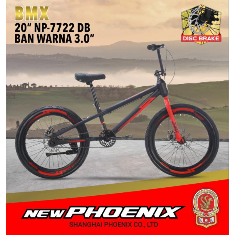 Jual Sepeda Anak Laki Laki BMX 20 inch New Phoenix 7722 Discbrake ...