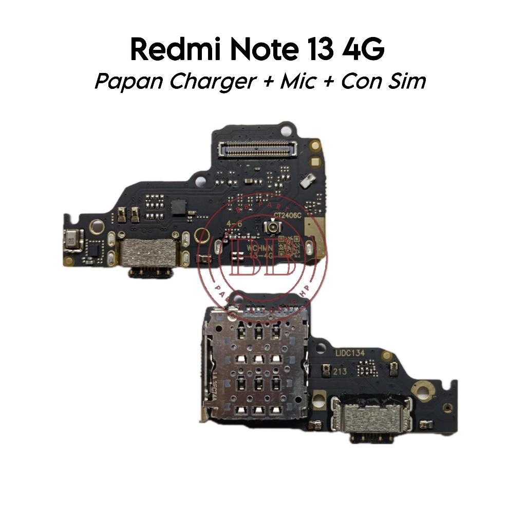 Jual Papan Konektor PCB Charger + Mic + Rumah SIM - Redmi Note 13 4G ...